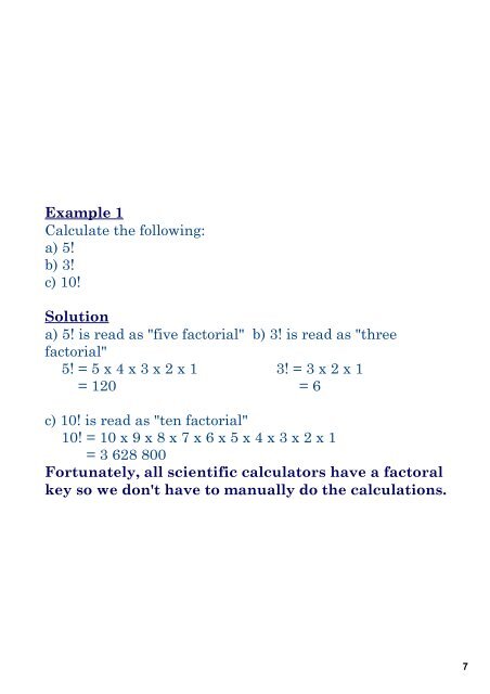 Factorial