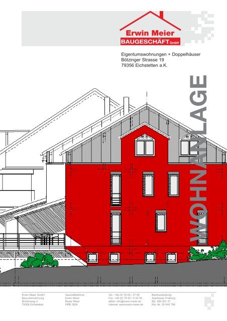 WOHNANLAGE - bei Erwin Meier Baugeschäft GmbH