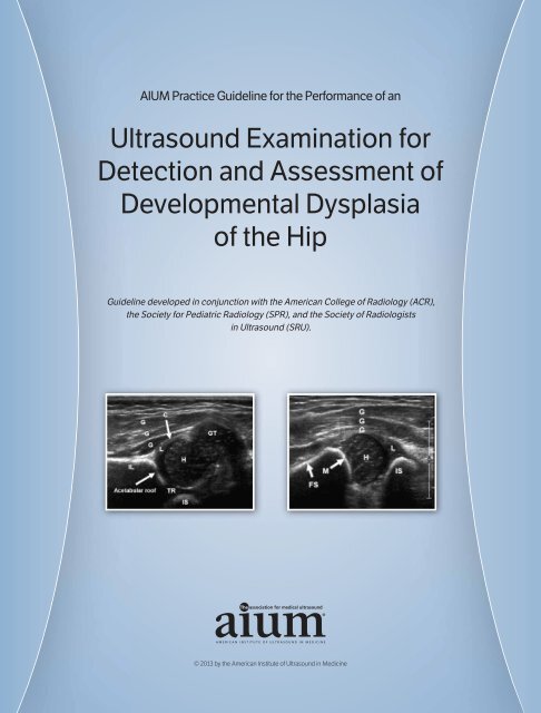 Ultrasound Examination for Detection and Assessment of ... - AIUM