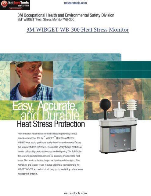 3M WB-300 Wibget Datasheet - Netzerotools.com