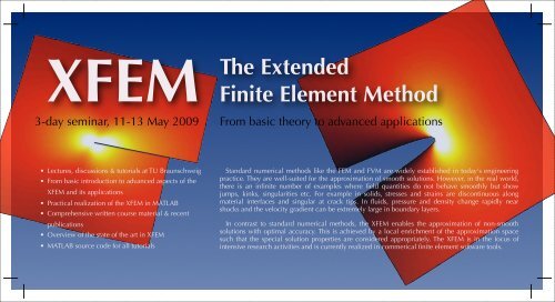The Extended Finite Element Method - XFEM - RWTH Aachen ...