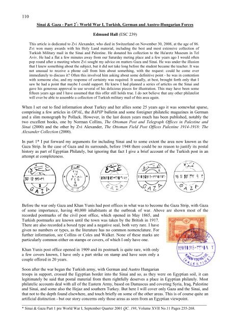 Sinai & Gaza - Part 2 - Egypt Study Circle