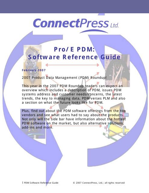 Pro/E PDM: Software Reference Guide - Creo Community