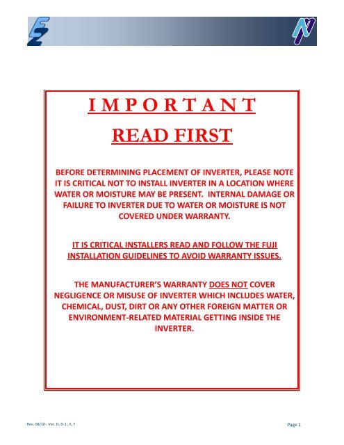 SETTING UP AND RUNNING - NuPulse