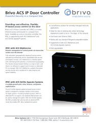 “Brivo” ACS5000-Edge™ - Brivo Systems