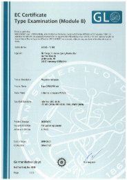 EC TYPE EXAMINATION (MODULE B) CERTIFICATE - Sperry Marine