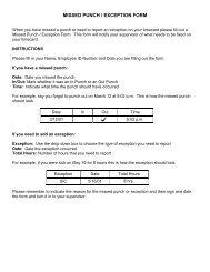 MyTime Missed Punch Form - Lovejoy ISD