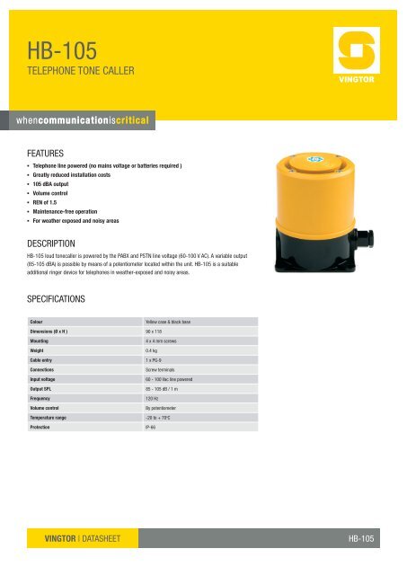 HB-105 - Elbo Technology