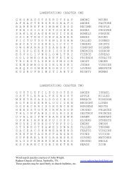 1 Corinthians Bible Word Search Puzzles - Woodbine Church of Christ