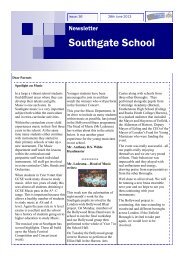 The History of Southgate School
