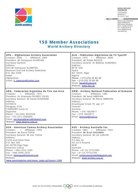 150 Member Associations
