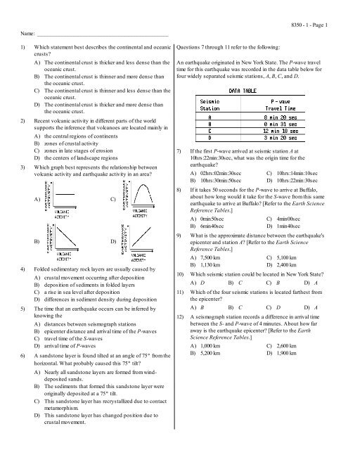 Earth Science Reference Tables Review | Cabinets Matttroy