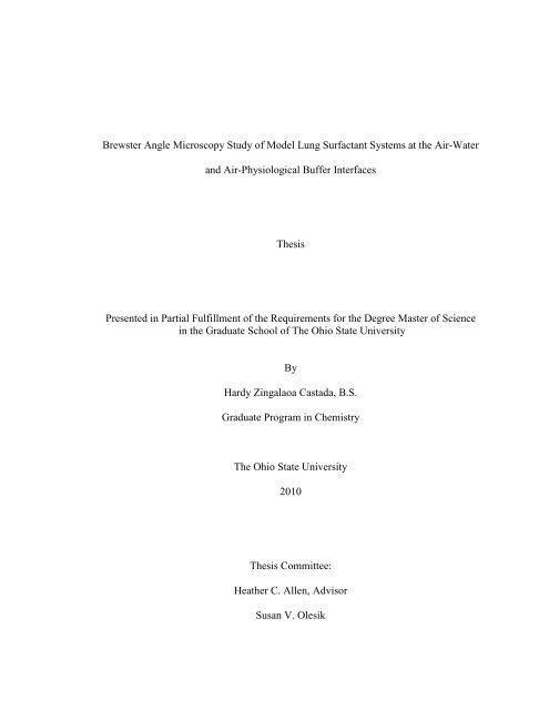 View - Research at OSU Chemistry - The Ohio State University