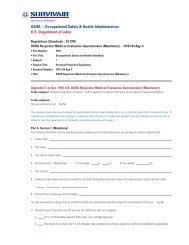 NOAA OSHA Respirator Medical Evaluation Questionnaire ...