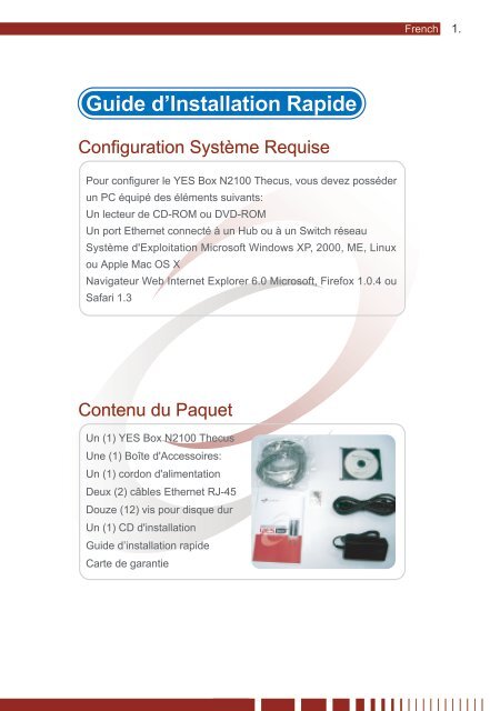 Guide d'Installation Rapide - Thecus