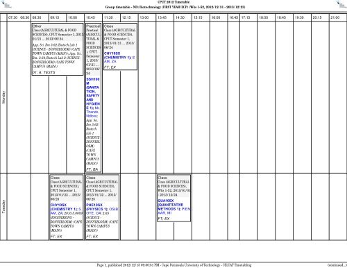 Open PDF Timetable - CPUT Timetable - Cape Peninsula University ...