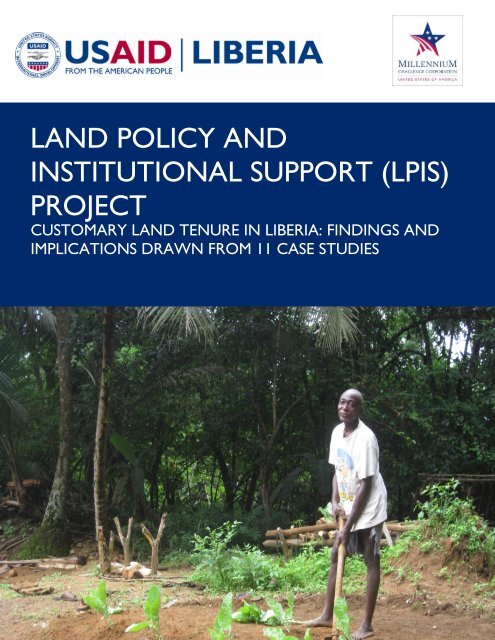 Customary Land Tenure in Liberia - Land Tenure and Property ...