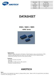 Data Sheet - AMOTECH