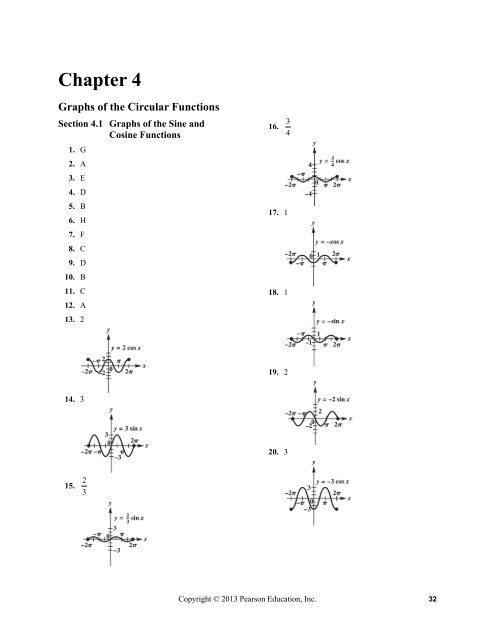 Chapter 4 - Pearson Learning Solutions