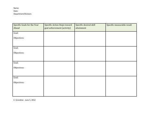 Goals and Objectives worksheet 1 25 2013