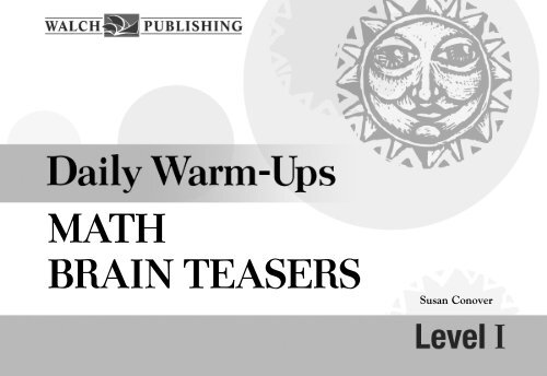 MATH BRAIN TEASERS