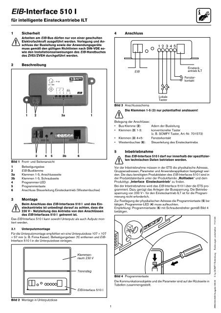 EIB-Interface 510 I - Antriebe 24