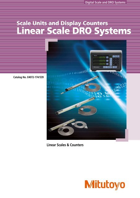 Linear Scale DRO Systems - Mitutoyo Scandinavia AB