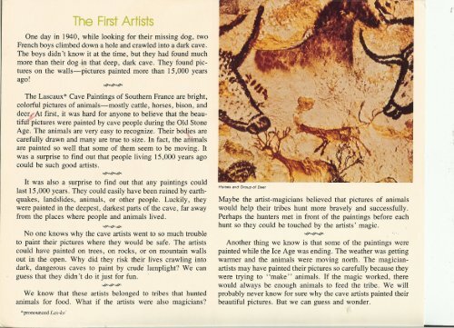 The World of Art - Reading /Worksheet