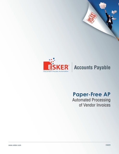 Automated Processing Of Vendor Invoices - Esker