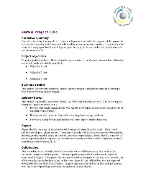 Template Proposal Project Sketsa
