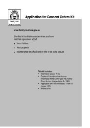 form 1a â response to initiating application - Family Court of Western ...