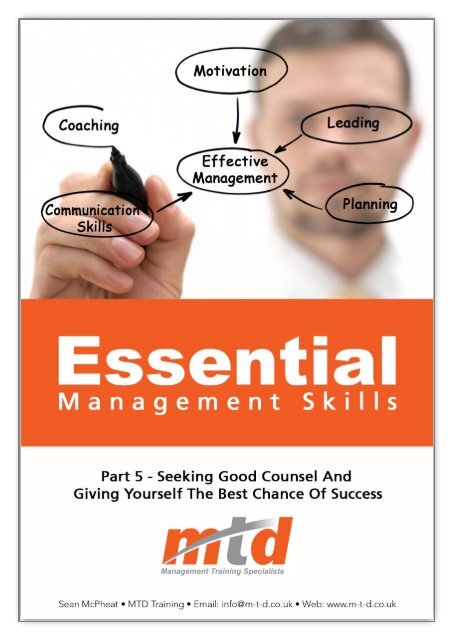 Essential Management Skills â Part 5 - Management Training