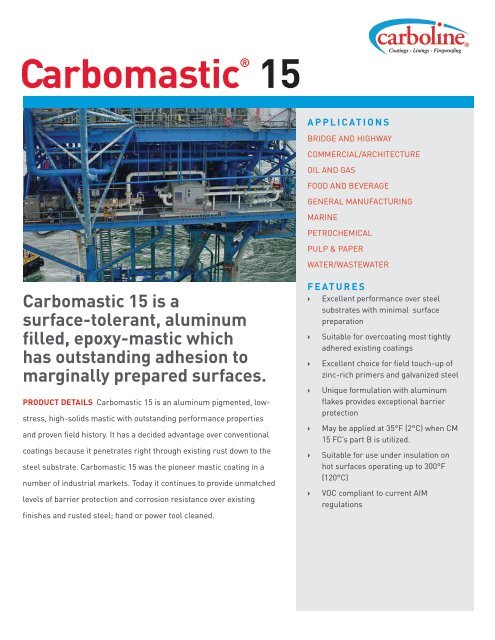 Carbomastic 15 - Carboline