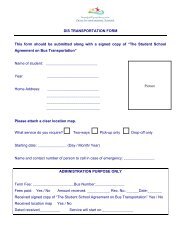 Student-School Agreement on Bus Transportation - Deira ...