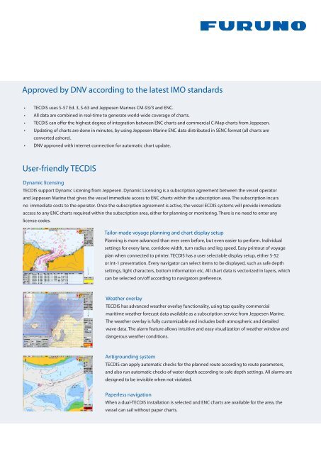 TECDIS increases your saf