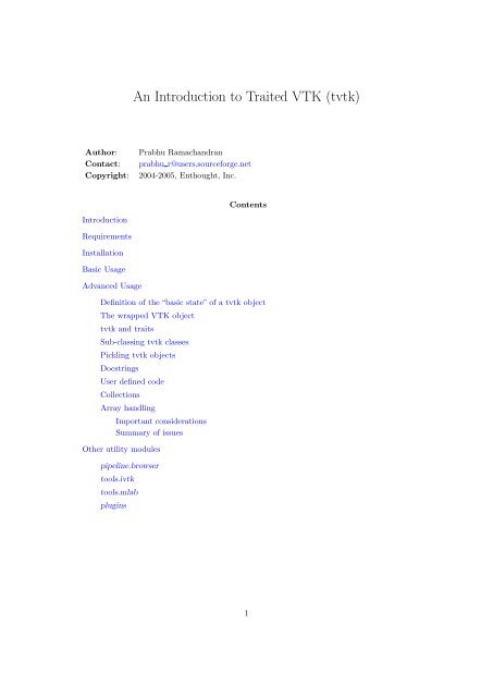 An Introduction to Traited VTK (tvtk)