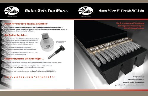 Gates Tech Hot Line 303.744.5651. - AA1Car