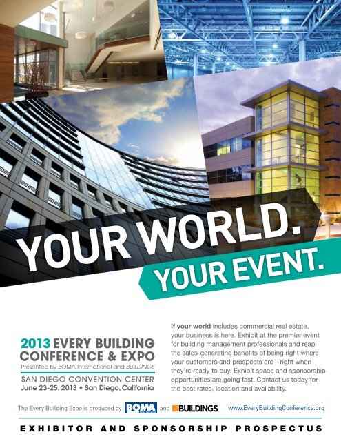 YOUR EvEnT. - BOMA