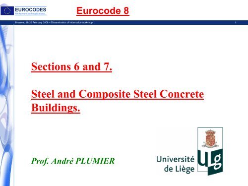 Sections 6 and 7. Steel and Composite Steel Concrete ... - Eurocodes