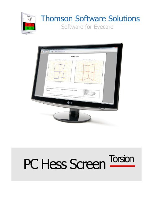 Hess Screen manual - Thomson Software Solutions