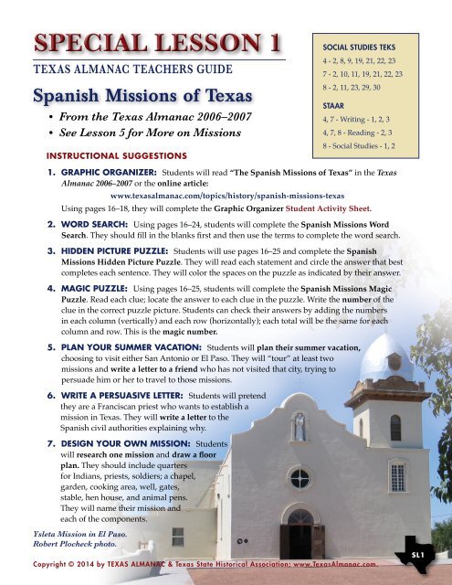 Spanish Mission Plan