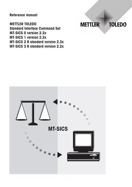 Reference manual Standard Interface Command ... - Mettler Toledo