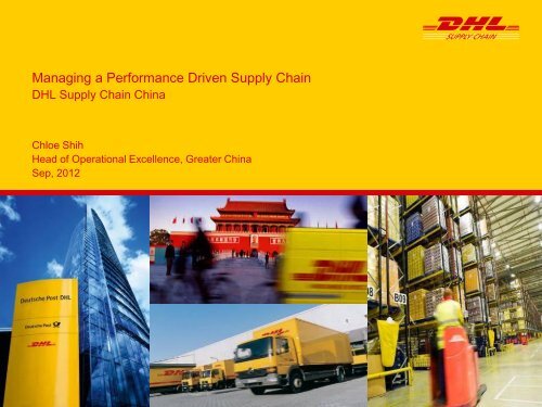 Power PointÂ® Templates for Deutsche Post DHL Group