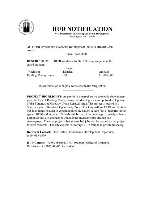 HUD NOTIFICATION