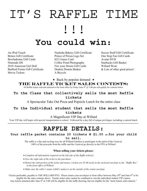 Funny Raffle Drawing