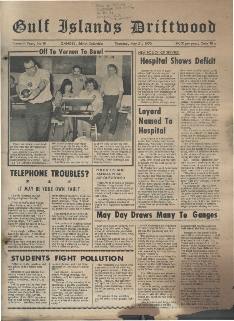 Ganges - Salt Spring Island Archives