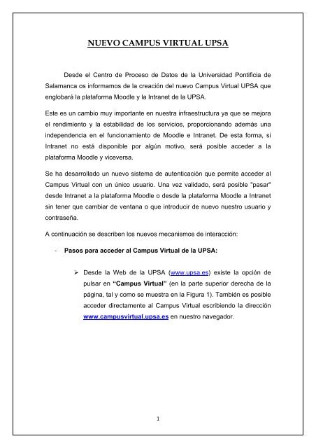 NUEVO CAMPUS VIRTUAL UPSA