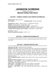 NuWell 400 MSDS Sheet.pdf - Johnson Screens