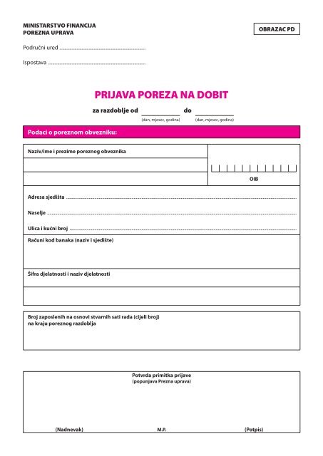 PD obrazac.indd - RRiF