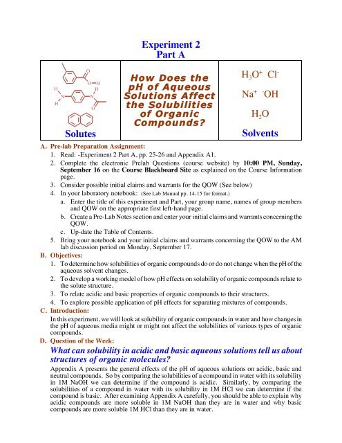 Pre-Lab Preparation Sheet